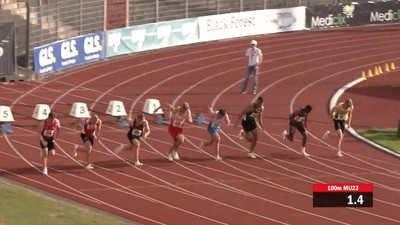 Robin Ganter sprintet der Konkurrenz davon | leichtathletik.de