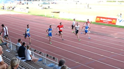 Robin Ganter holt sich Sieg in der U20 über 100 Meter | leichtathletik.de