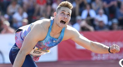 94,44 Meter! Rekord und sensationelle Serie von Johannes Vetter ...