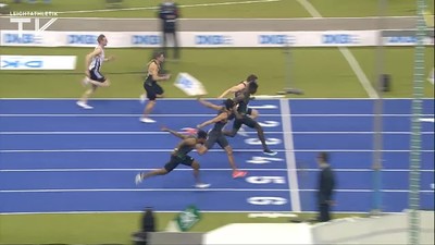 Joshua Hartmann hält im Vorlauf vorne mit | leichtathletik.de